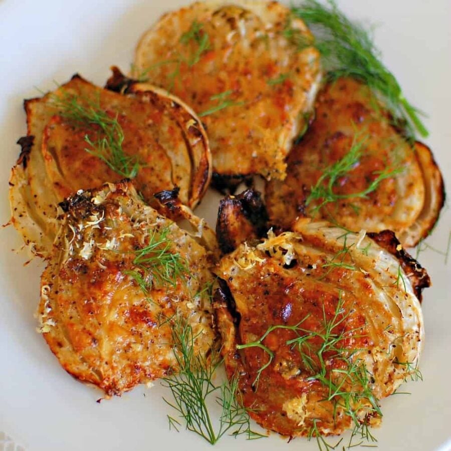 Roasted Fennel with Parmesan Cheese