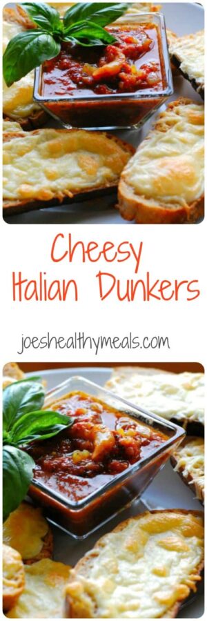 Cheesy Italian Dunkers-Cheesy Goodness | Joes Healthy Meals