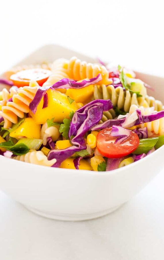 Cold Mango Pasta Salad
