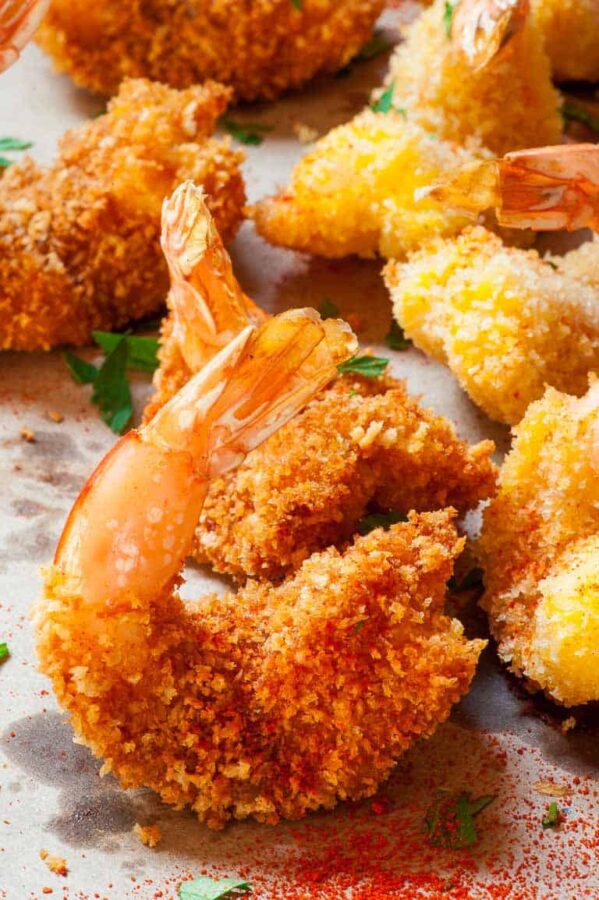 Oven Baked Breaded Butterfly Shrimp