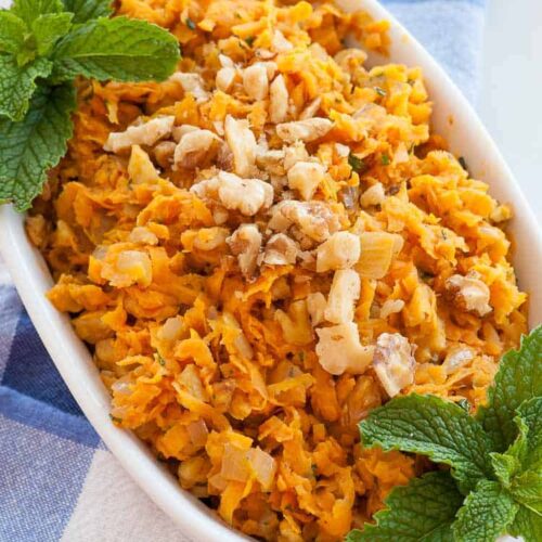 Sauteed Shredded Sweet Potatoes Recipe