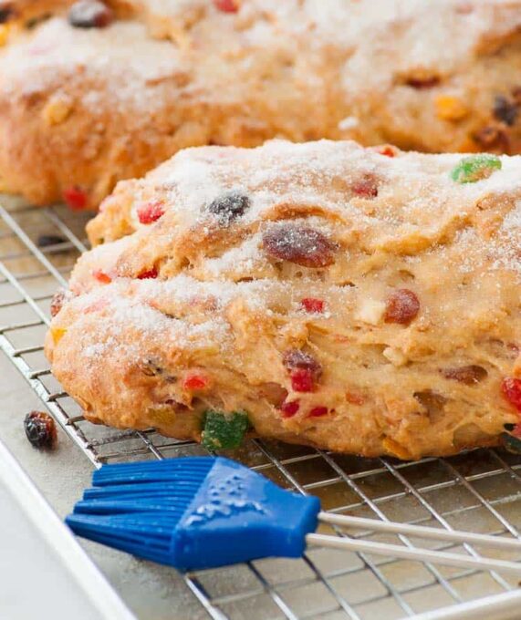 Dresden Style German Christmas Stollen Recipe
