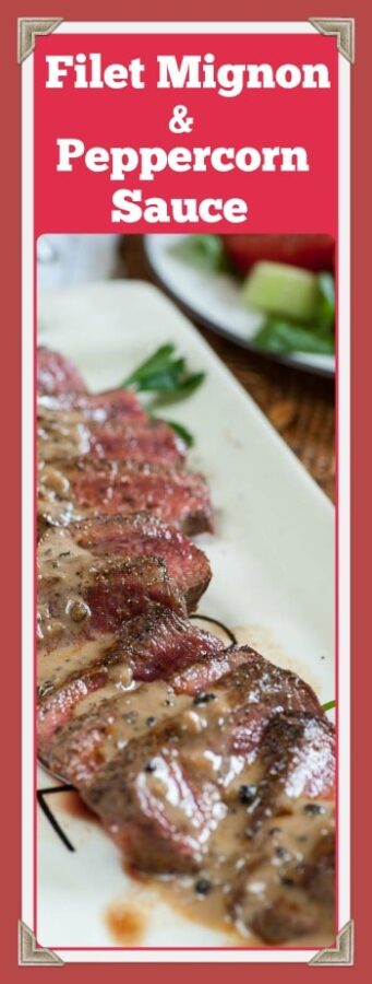 Filet Mignon with Peppercorn Sauce Recipe