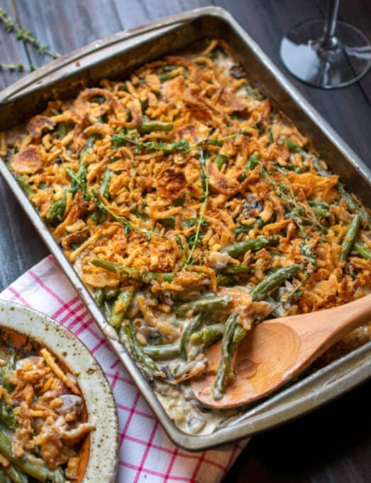 Thanksgiving Green Bean Casserole Recipe from Scratch